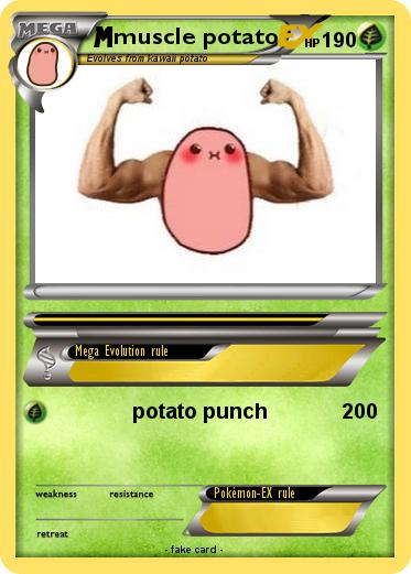 Pokémon muscle potato 1 1 - potato punch - My Pokemon Card