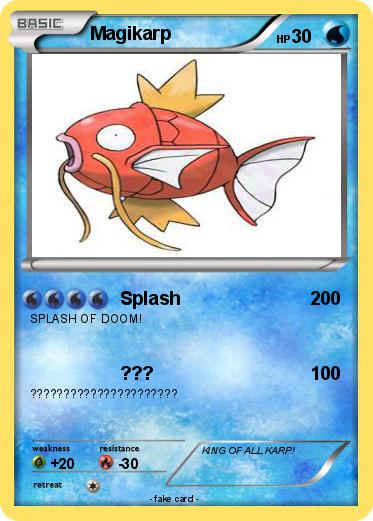 Pokémon Magikarp 1439 1439 - Splash - My Pokemon Card