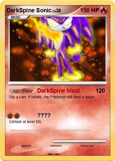 Pokémon DarkSpine Sonic 124 124 - DarkSpine blast - My Pokemon Card