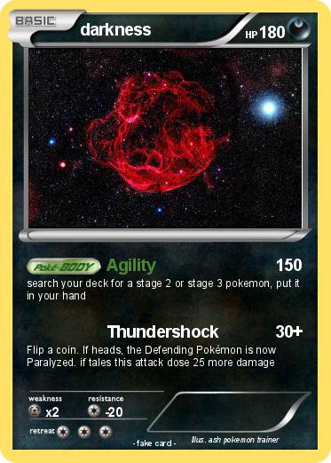Pokémon darkness 1277 1277 - Agility - My Pokemon Card