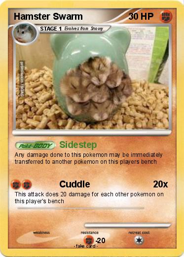 Pokémon Hamster Swarm 1 1 - Sidestep - My Pokemon Card