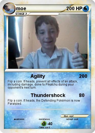 Pokémon moe 173 173 - Agility - My Pokemon Card