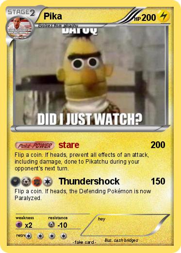 Pokémon Pika 1371 1371 - stare - My Pokemon Card