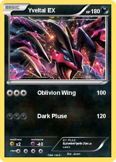 Pokémon Yveltal EX 132 132 - Oblivion Wing - My Pokemon Card