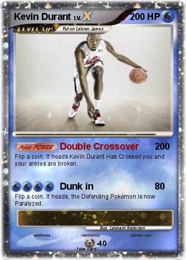 Pokémon Kevin Durant 92 92 - Double Crossover - My Pokemon Card