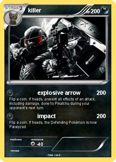 Pokémon killer 3956 3956 - explosive arrow - My Pokemon Card