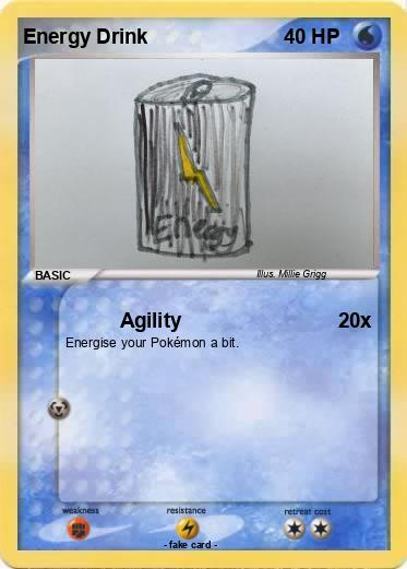 Pokémon Energy Drink 7 7 - Agility - My Pokemon Card