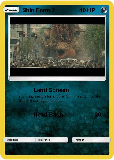 Pokémon Shin Form 2 2 - Land Scream - My Pokemon Card