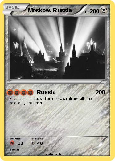 Pokémon Moskow Russia - Russia - My Pokemon Card