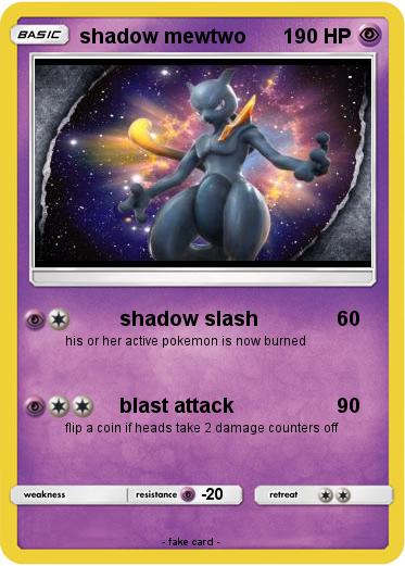 Pokémon shadow mewtwo 348 348 - shadow slash - My Pokemon Card