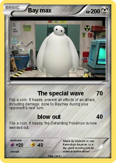 Pokémon Bay max - The special wave - My Pokemon Card