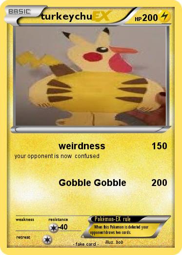 Pokémon turkeychu - weirdness - My Pokemon Card