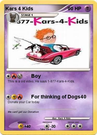 Pokémon Kars 4 Kids - Boy - My Pokemon Card