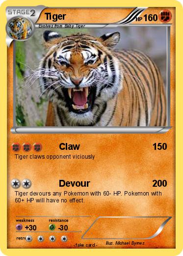 Pokémon Tiger 979 979 - Claw - My Pokemon Card