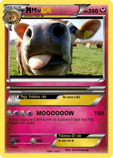 Pokémon 1 122883 122883 - MOOOOOOW - My Pokemon Card
