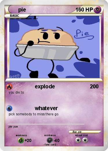 Pokémon pie 438 438 - explode - My Pokemon Card