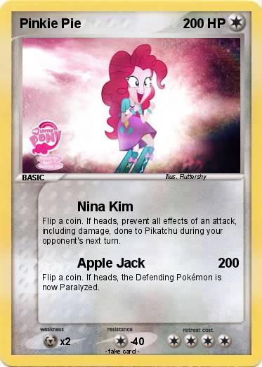 Pokémon Pinkie Pie 519 519 - Nina Kim - My Pokemon Card