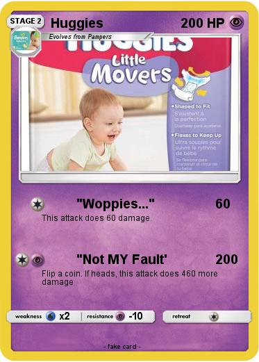 Pokémon Huggies 5 5 - "Woppies..." - My Pokemon Card