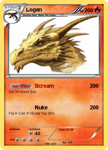 Pokémon Logan 560 560 - Scream - My Pokemon Card