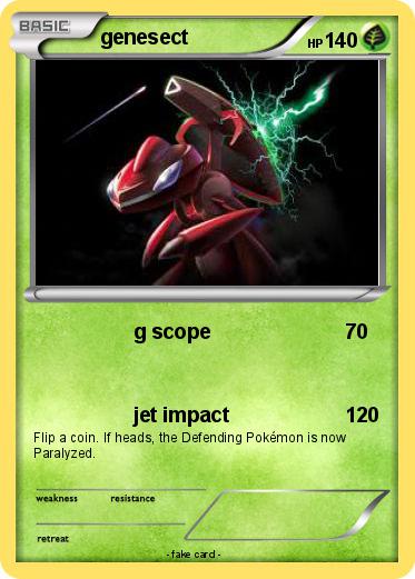 Pokémon genesect 1257 1257 - g scope - My Pokemon Card