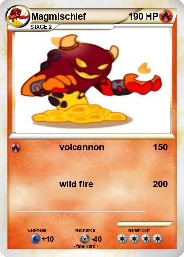 Pokémon Magmischief 8 8 - volcannon - My Pokemon Card