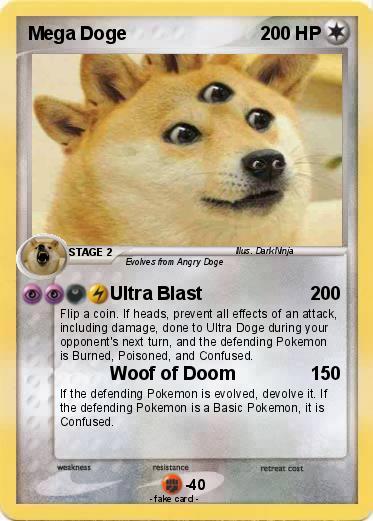 Pokémon Mega Doge 10 10 - Ultra Blast - My Pokemon Card