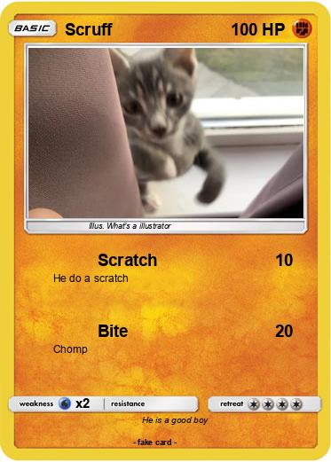 Pokémon Scruff - Scratch - My Pokemon Card