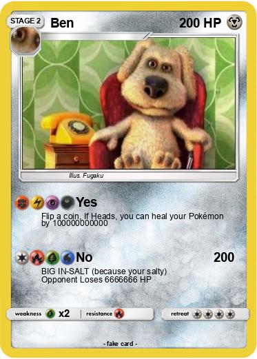 Pokémon Ben 2506 2506 - Yes - My Pokemon Card
