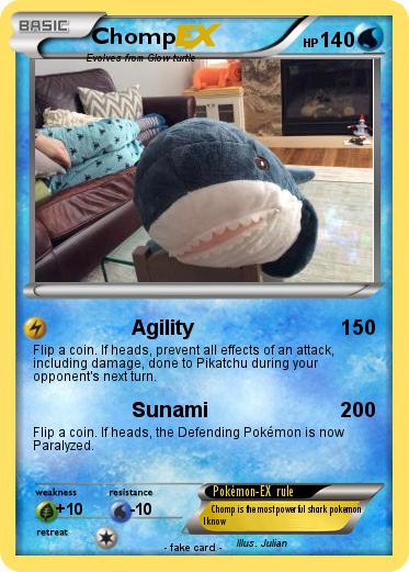 Pokémon Chomp 221 221 - Agility - My Pokemon Card