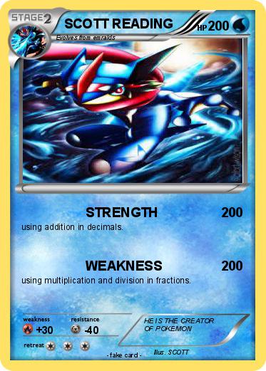 Pokémon SCOTT READING - STRENGTH - My Pokemon Card