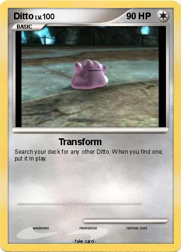 Pokémon Ditto 97 97 - Transform - My Pokemon Card