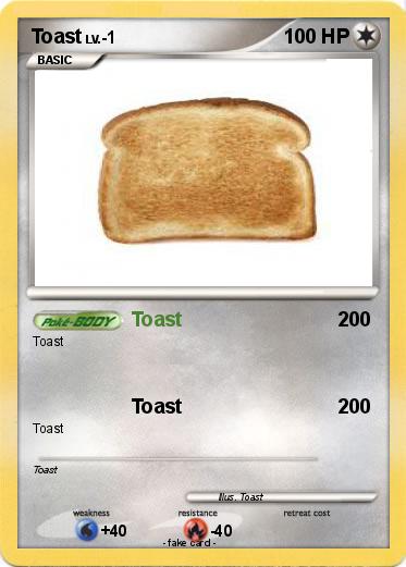 Pokémon Toast 136 136 - Toast - My Pokemon Card