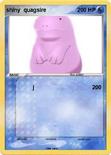 Pokémon shiny quagsire - j - My Pokemon Card