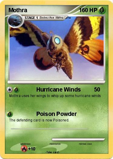 Pokémon Mothra 80 80 - Hurricane Winds - My Pokemon Card
