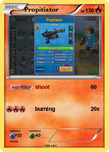 Pokémon Propitiator - shoot - My Pokemon Card