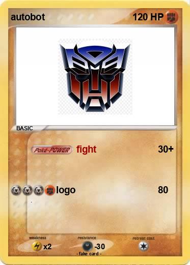 Pokémon autobot 29 29 - fight - My Pokemon Card