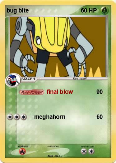 Pokémon bug bite 3 3 - final blow - My Pokemon Card