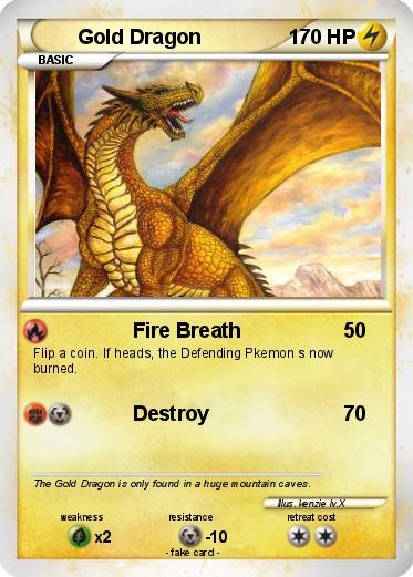 Pokémon Gold Dragon 27 27 - Fire Breath - My Pokemon Card