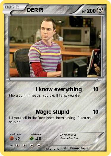 Pokémon DERP 676 676 - I know everything - My Pokemon Card