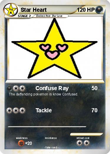 Pokémon Star Heart - Confuse Ray - My Pokemon Card