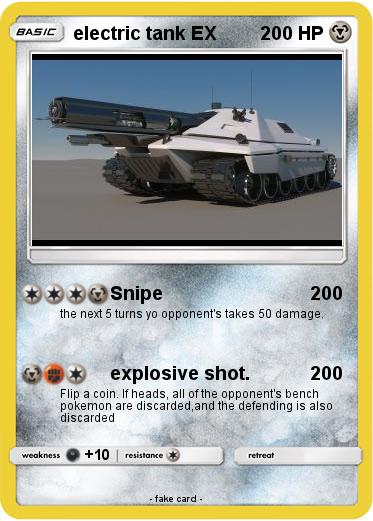 Pokémon electric tank EX - Snipe - My Pokemon Card