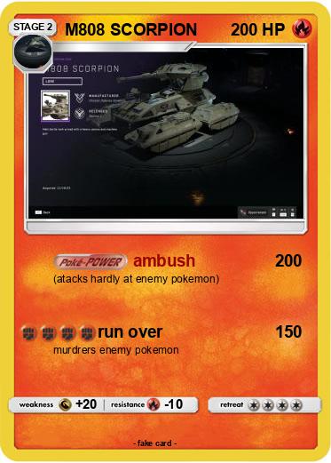 Pokémon M808 SCORPION - ambush - My Pokemon Card