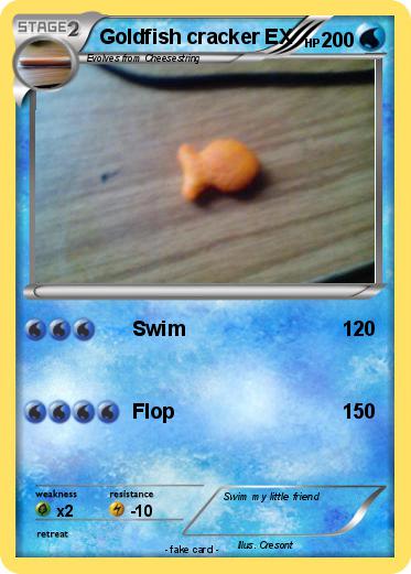 Pokémon Goldfish cracker EX - Swim - My Pokemon Card