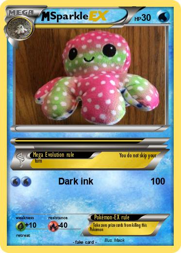 Pokémon Sparkle 100 100 - Dark ink - My Pokemon Card