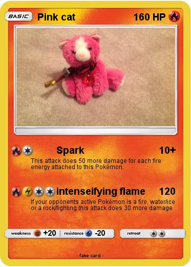 Pokémon Pink cat 10 10 - Spark - My Pokemon Card