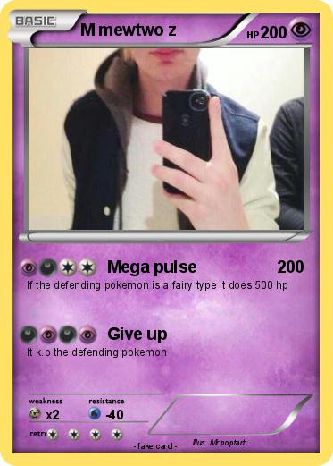 Pokémon M mewtwo z 2 2 - Mega pulse - My Pokemon Card