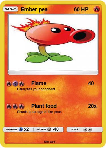 Pokémon Ember pea - Flame - My Pokemon Card
