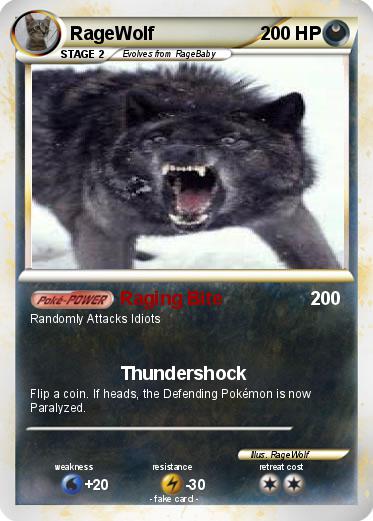 Pokémon RageWolf - Raging Bite - My Pokemon Card