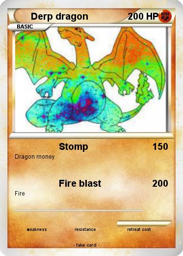 Pokémon Derp dragon 4 4 - Stomp - My Pokemon Card
