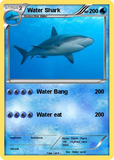 Pokémon Water Shark 6 6 - Water Bang - My Pokemon Card